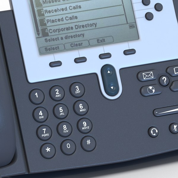 3d model cisco unified ip phone