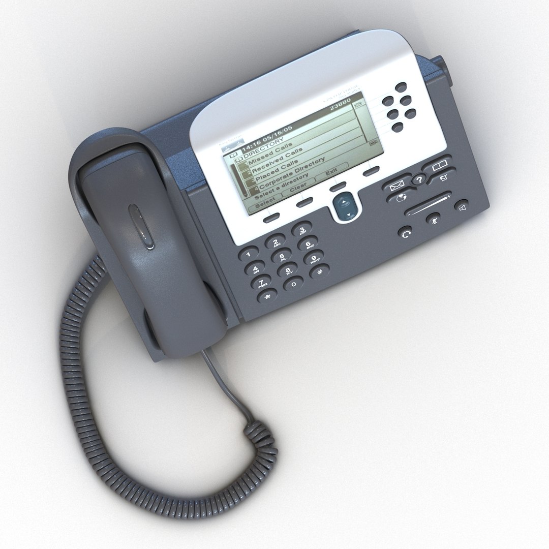 3d model cisco unified ip phone