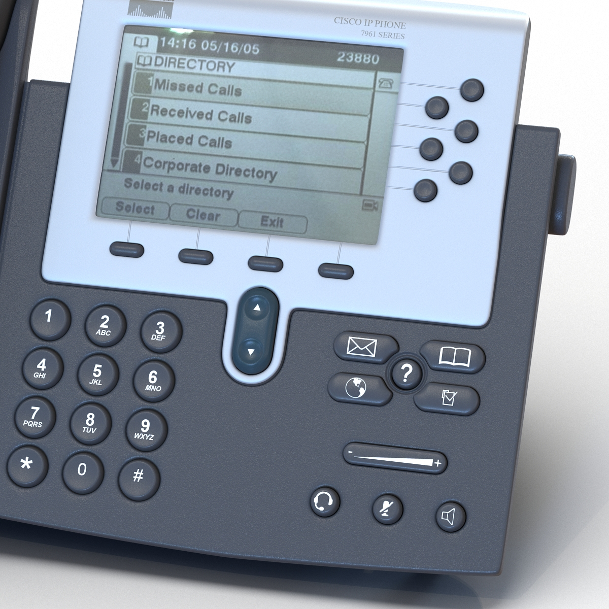 3d model cisco unified ip phone