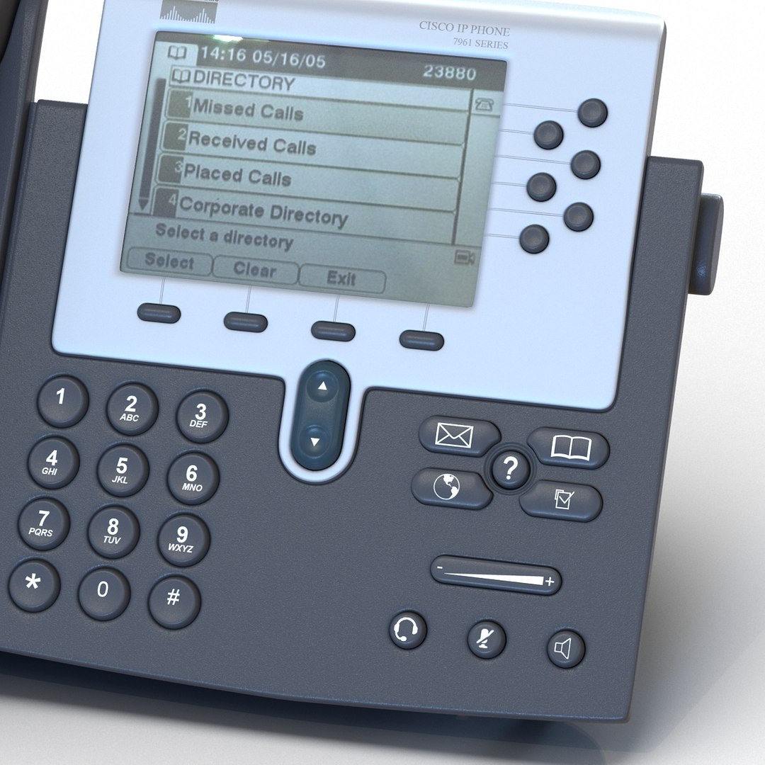 3d model cisco unified ip phone