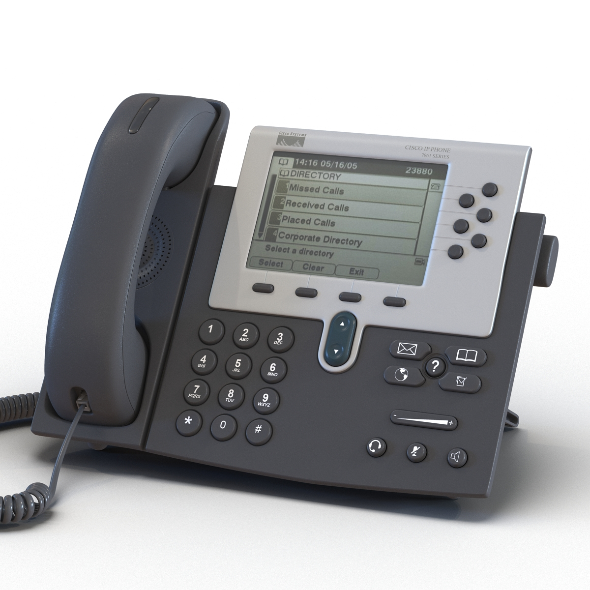 3d model cisco unified ip phone