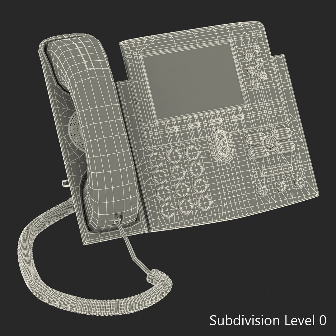 3d model cisco unified ip phone