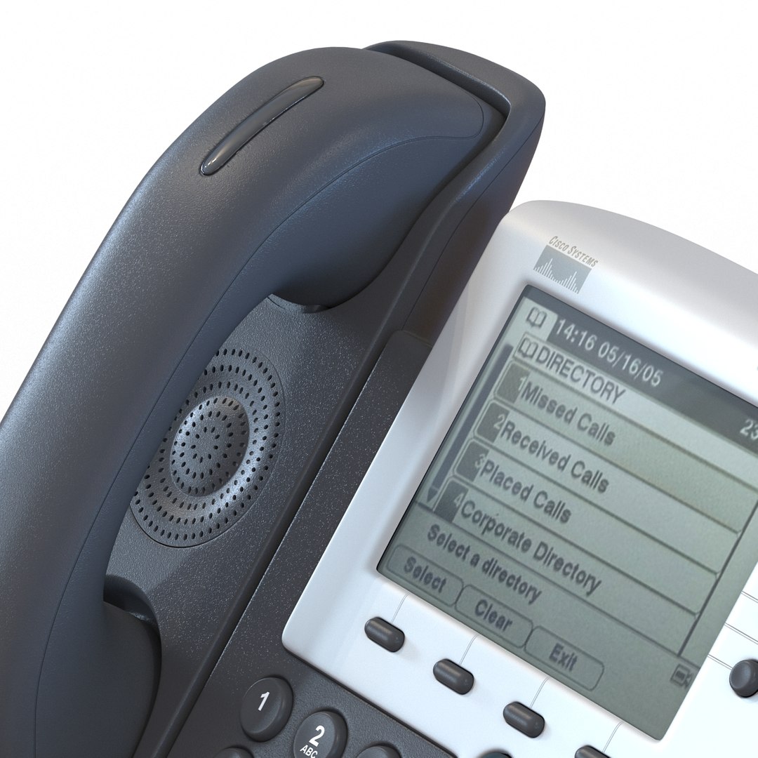 3d model cisco unified ip phone