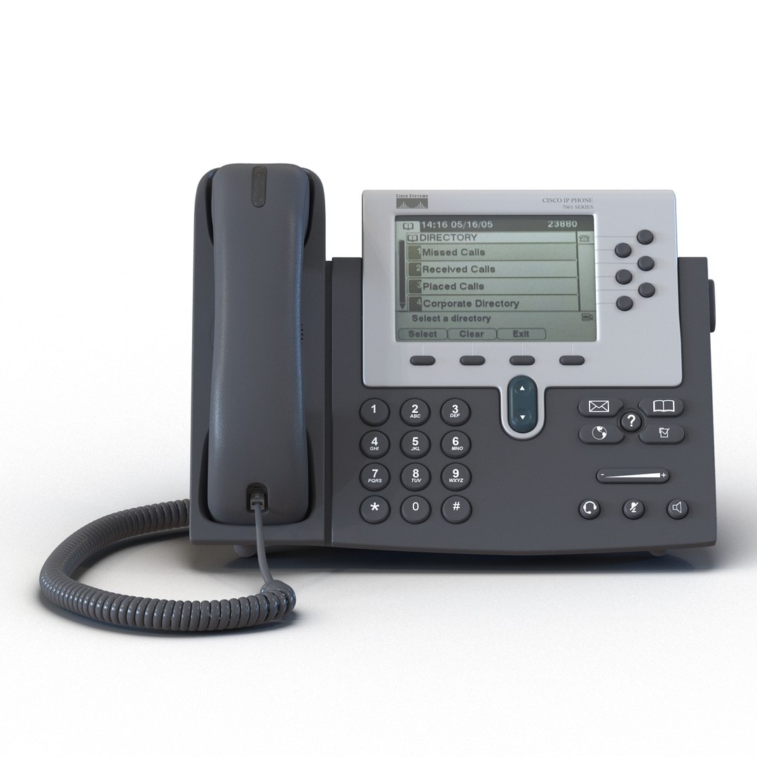3d model cisco unified ip phone