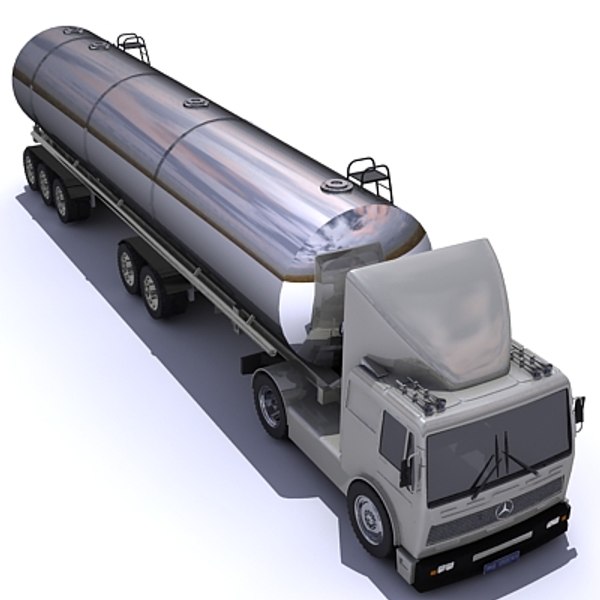 3d tanker truck model