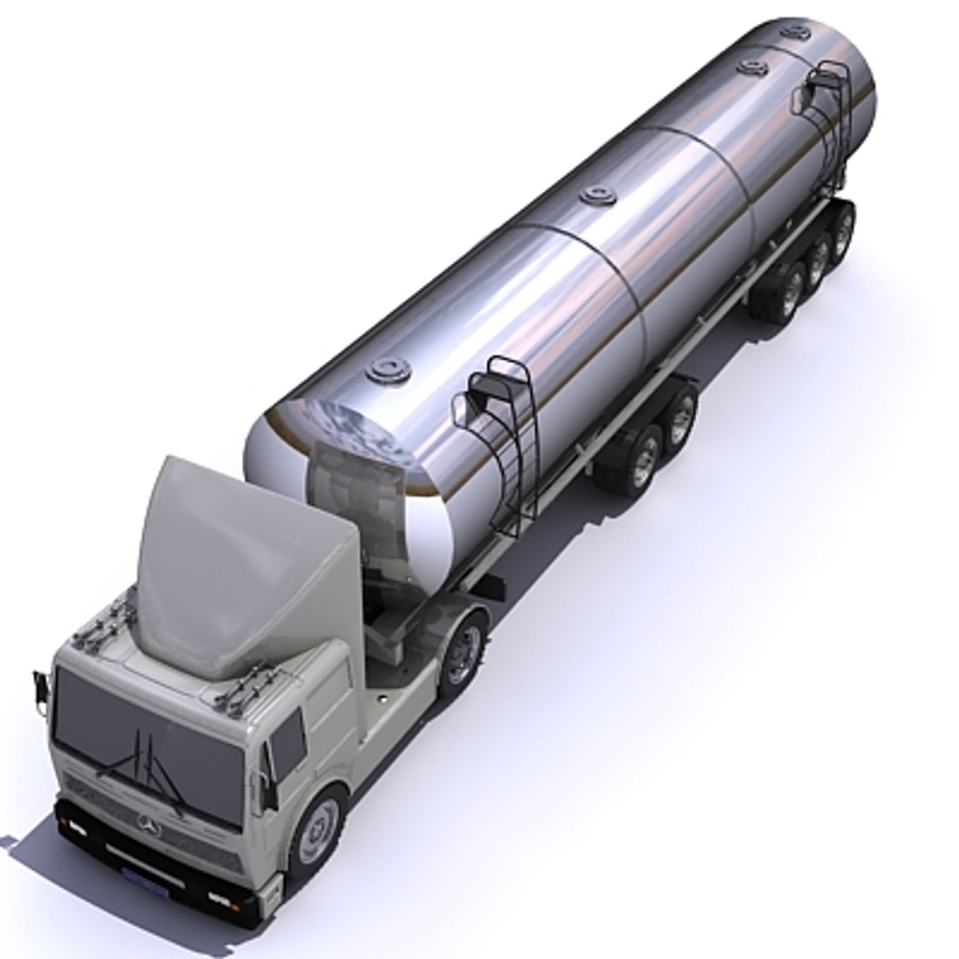 3d Tanker Truck Model