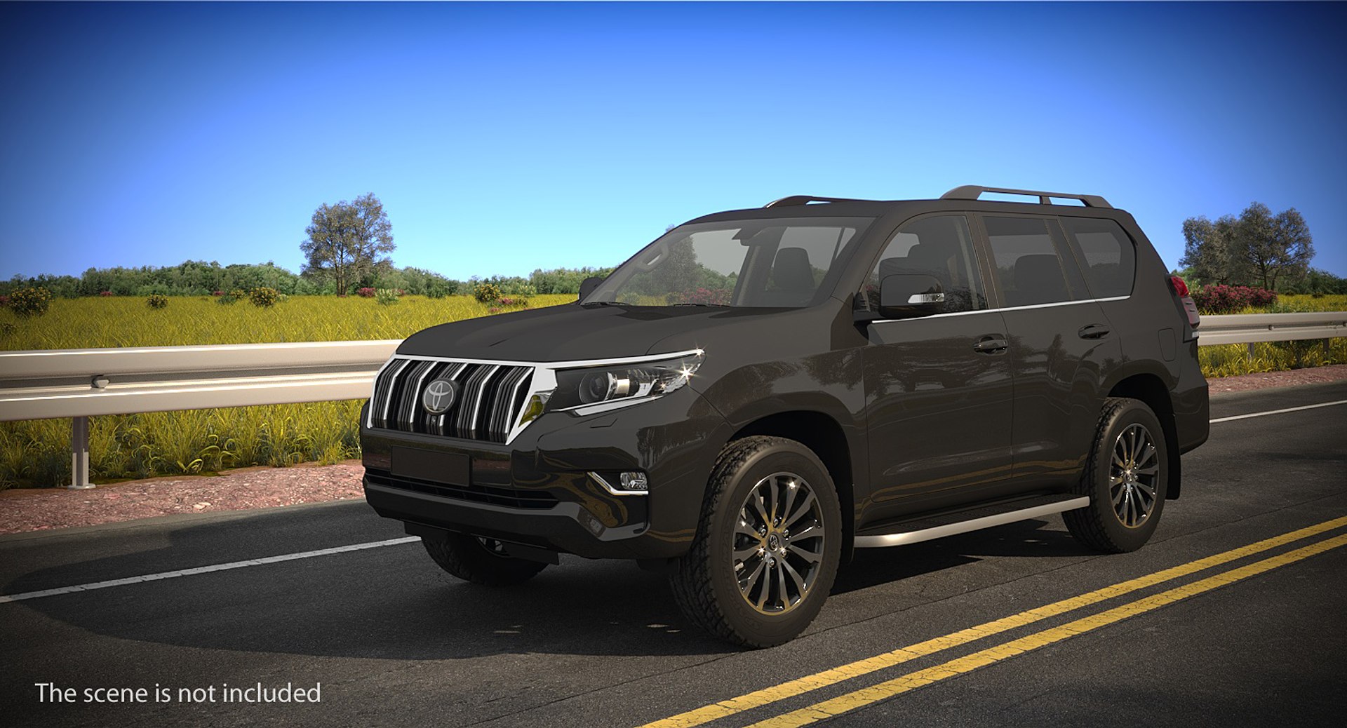 Toyota prado 2018 3D model - TurboSquid 1328480