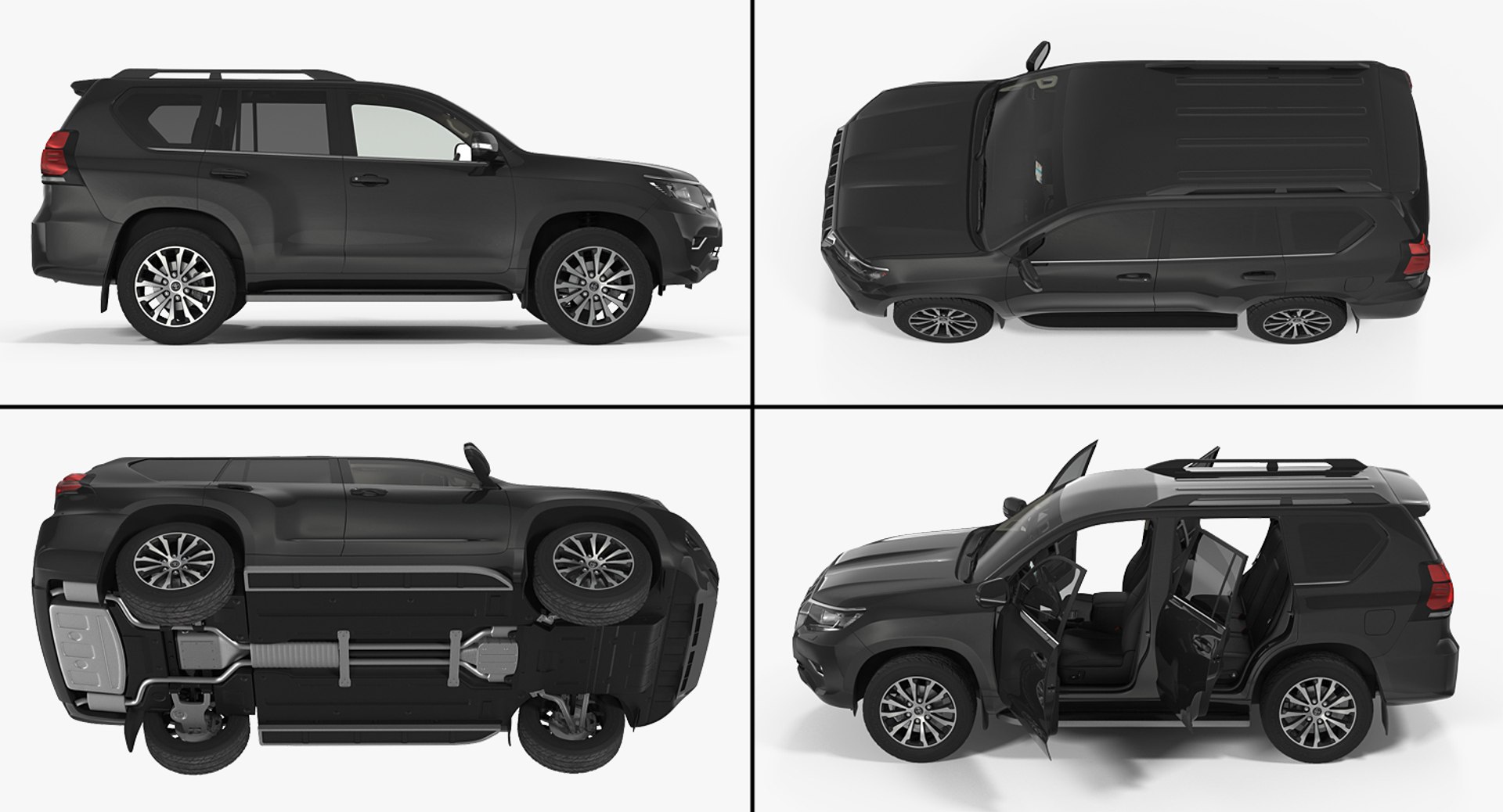 Toyota prado 2018 3D model - TurboSquid 1328480