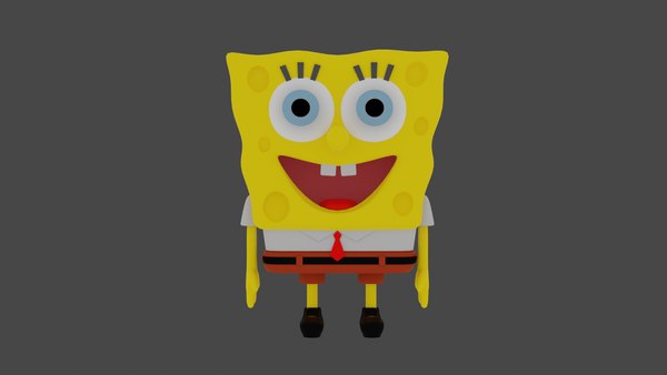 3D spongebob - TurboSquid 1736323