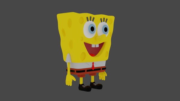 3D spongebob - TurboSquid 1736323