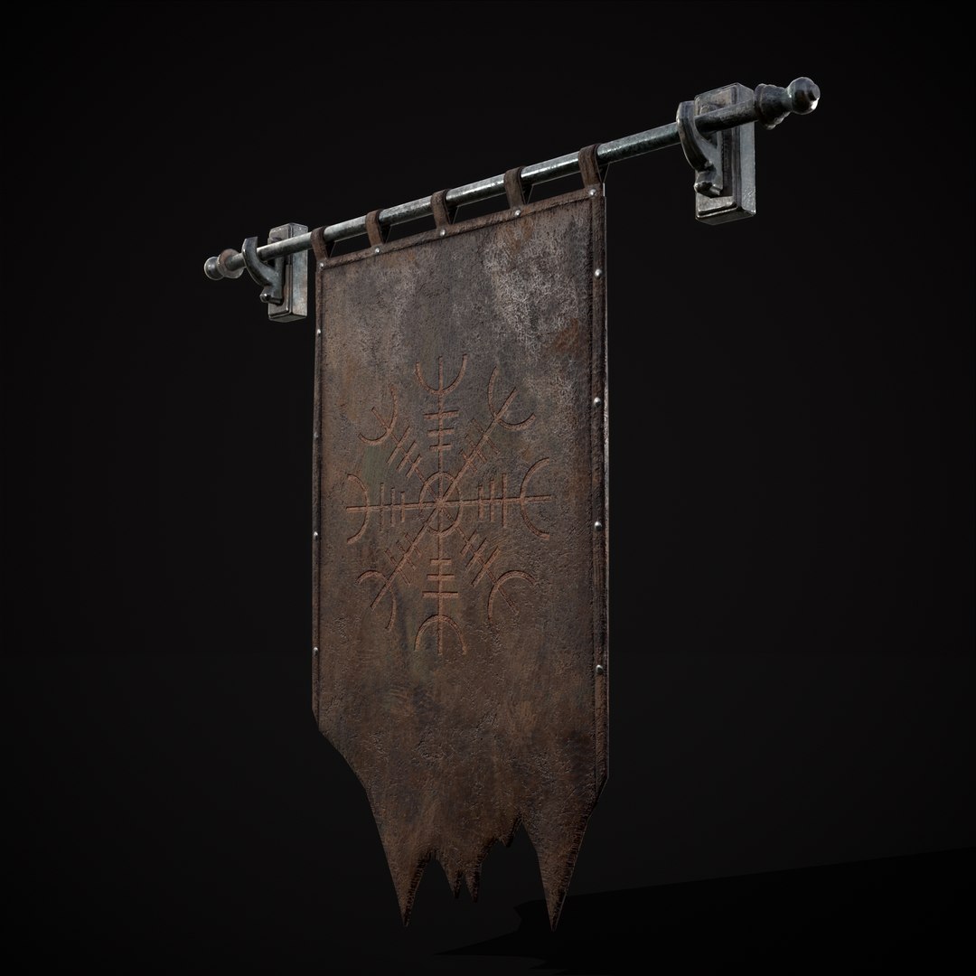 3D Leather Torn Banner - TurboSquid 2151940