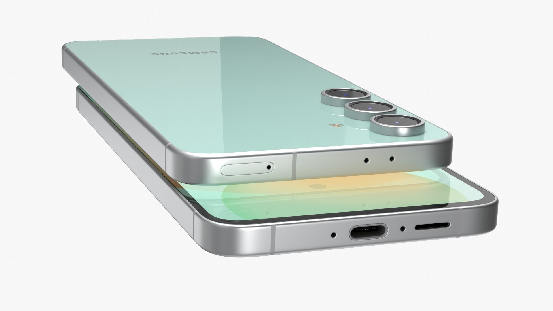 Samsung Galaxy S24 FE Mint 3D Model - TurboSquid 2322465