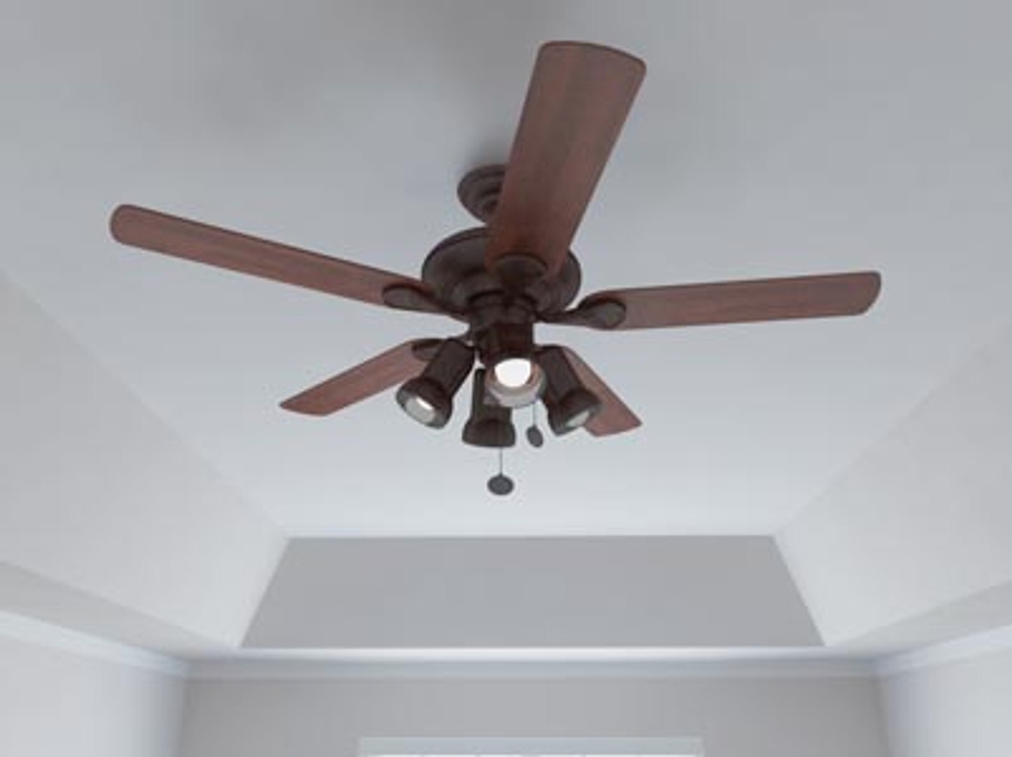 3d Ceiling Fan 3