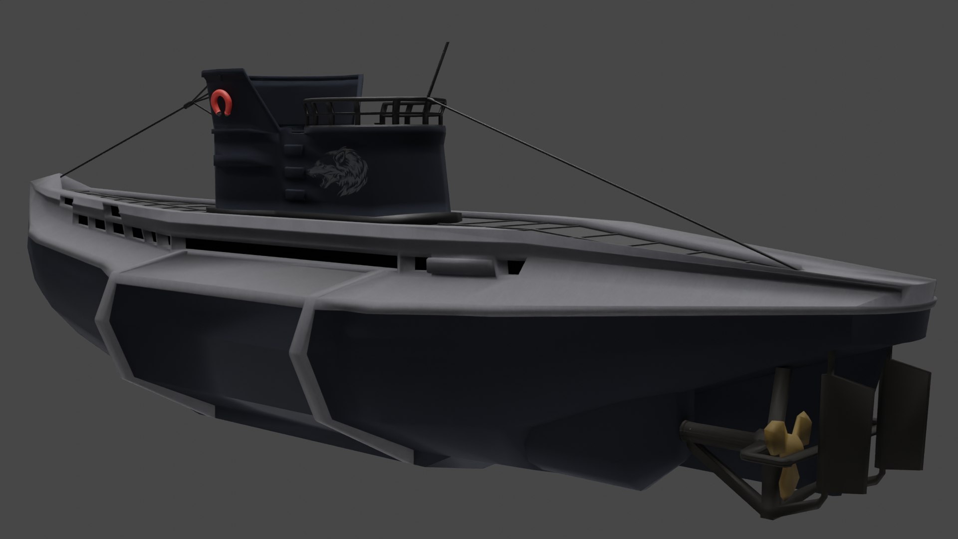 German Type VII Uboat 3D Model - TurboSquid 2183743