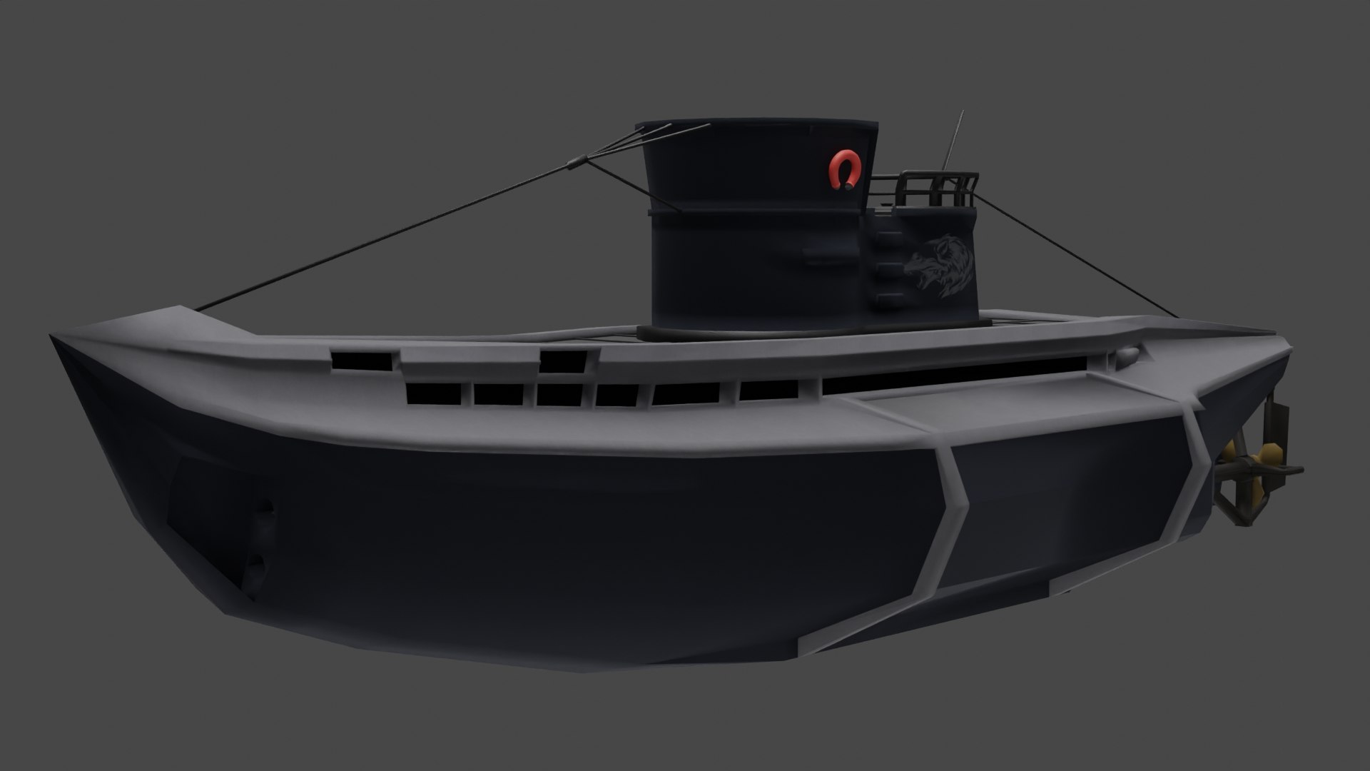 German Type VII Uboat 3D Model - TurboSquid 2183743