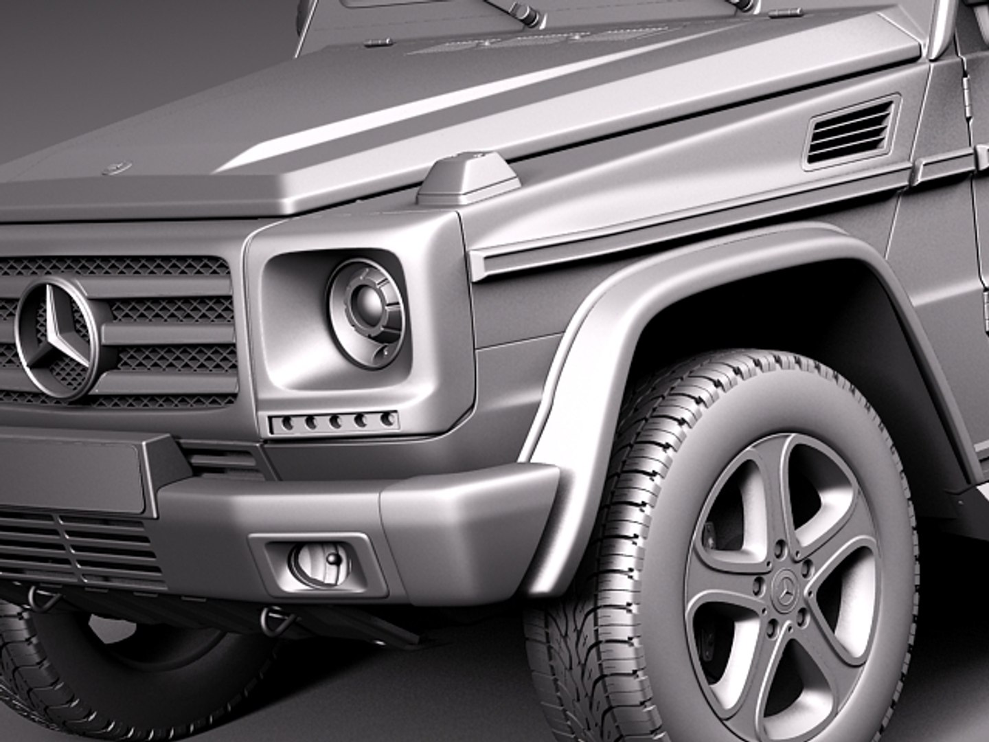 3d mercedes benz g g-class model