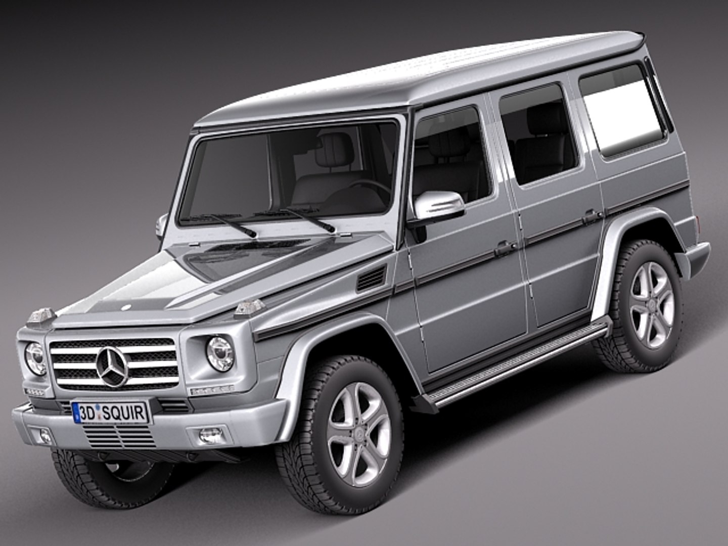 3d mercedes benz g g-class model