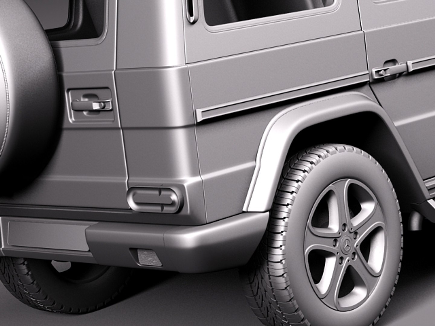 3d mercedes benz g g-class model
