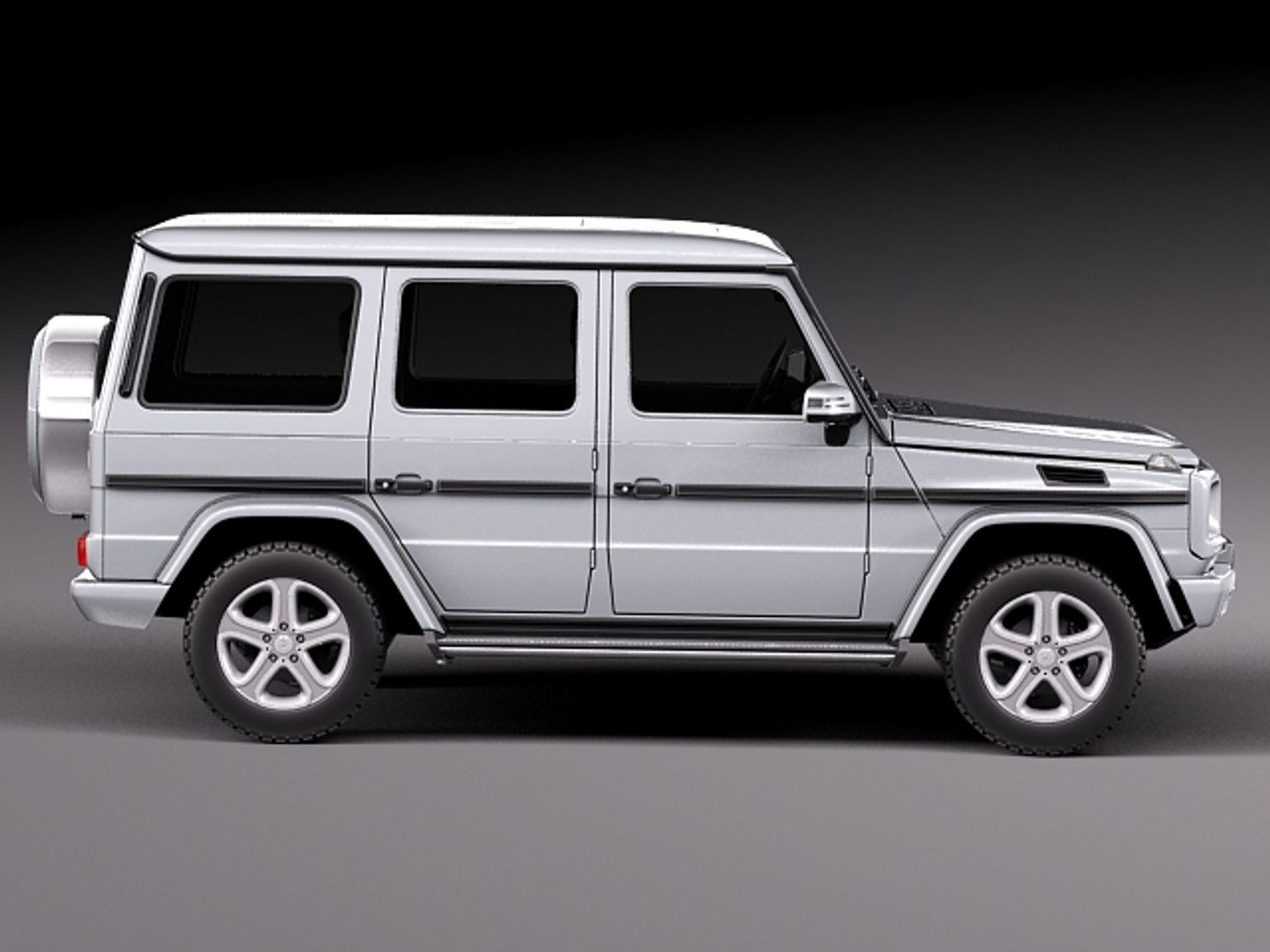 3d mercedes benz g g-class model