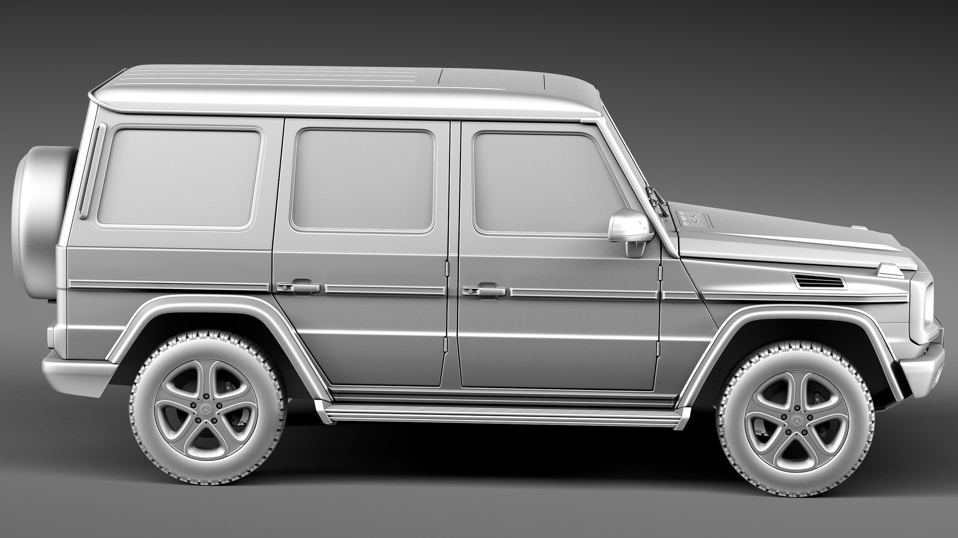 3d Mercedes Benz G G-class Model