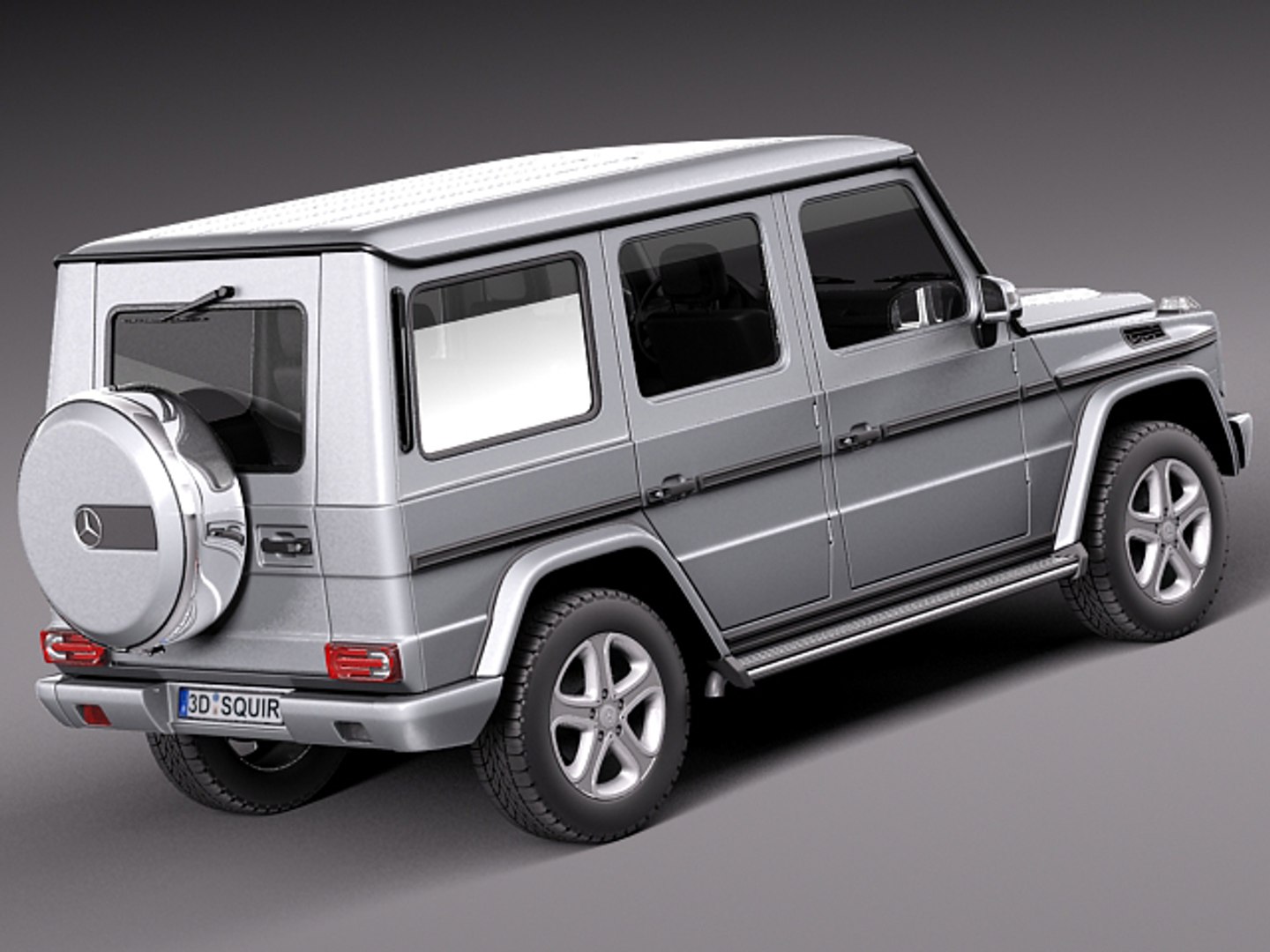 3d mercedes benz g g-class model