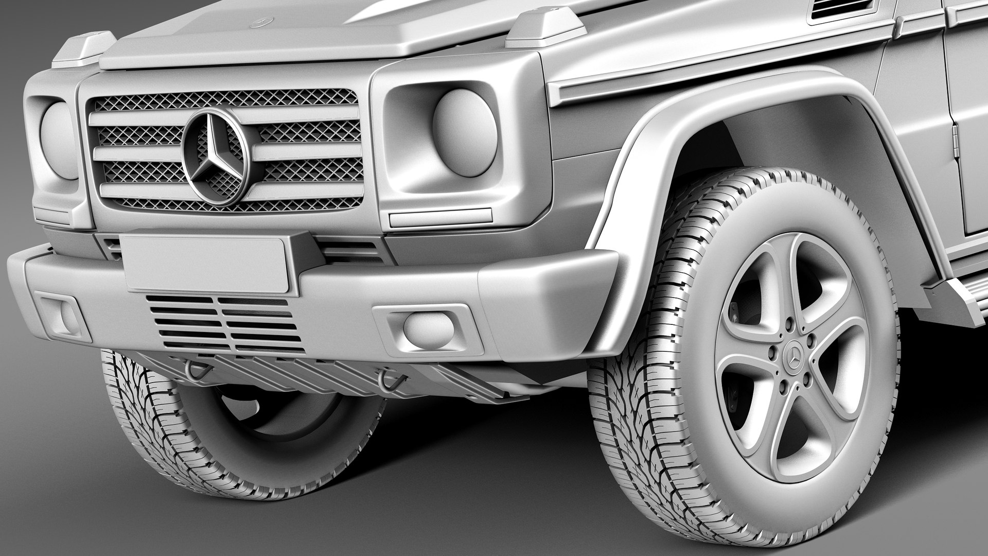 3d Mercedes Benz G G-class Model