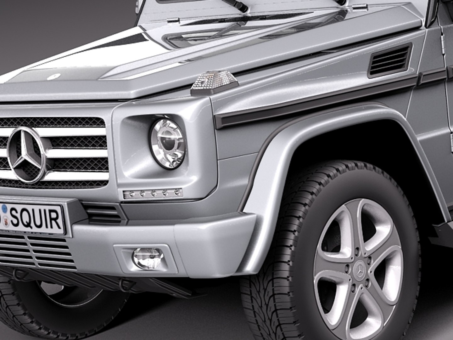 3d mercedes benz g g-class model