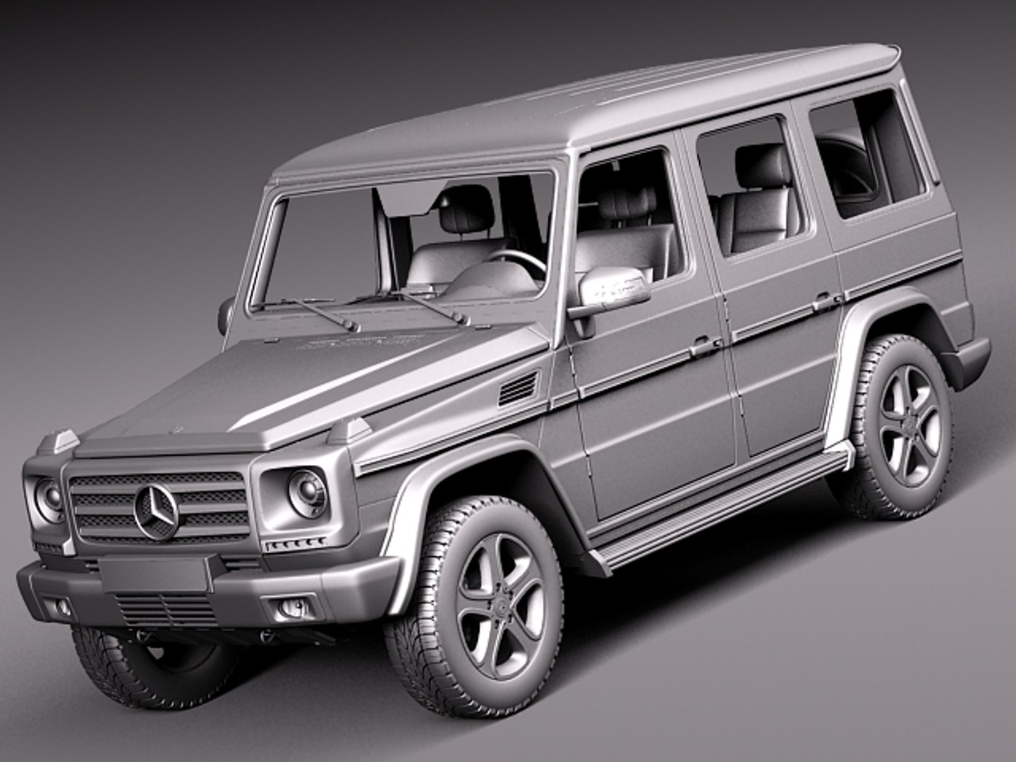 3d mercedes benz g g-class model