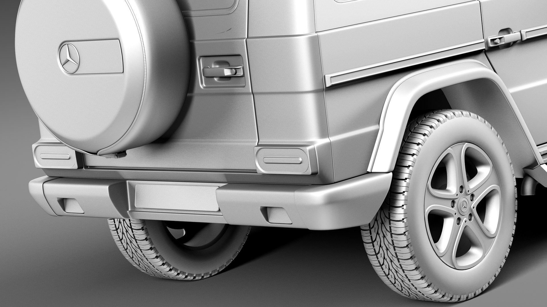 3d Mercedes Benz G G-class Model