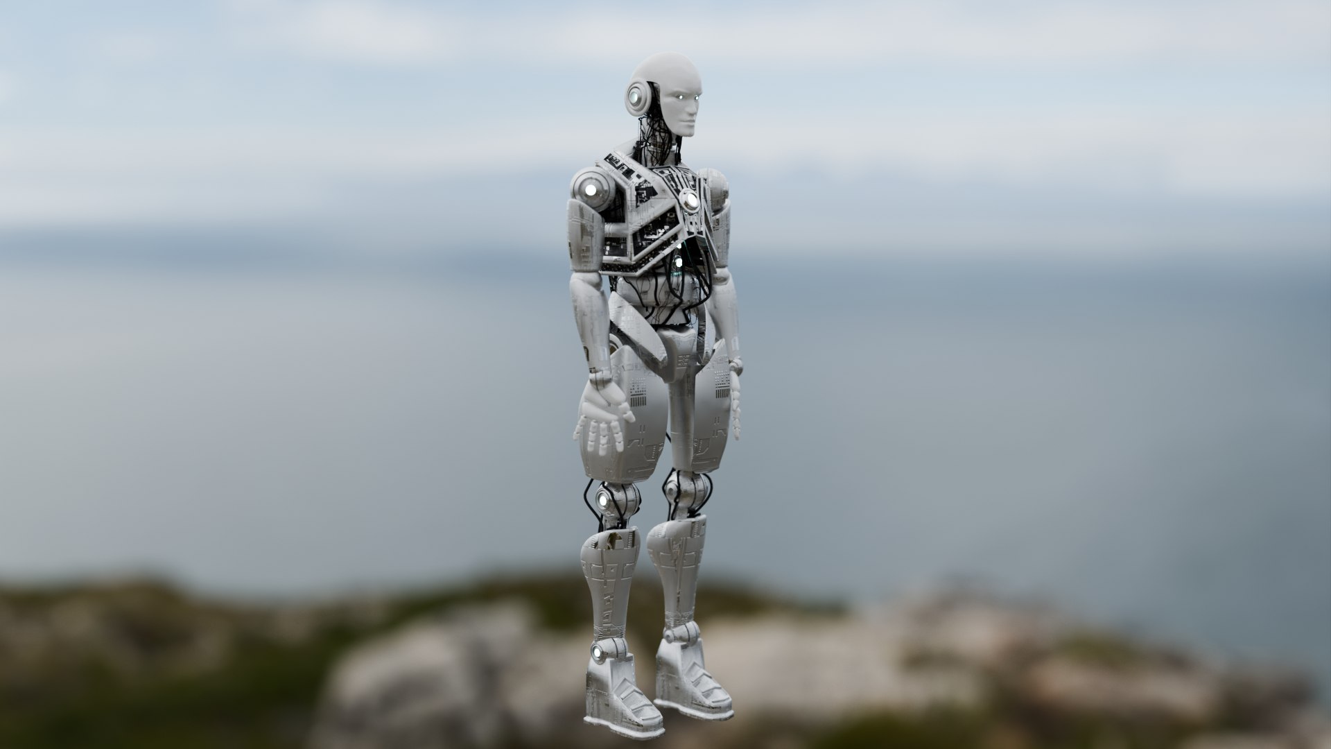 Rigged Cyborg 3D Model - TurboSquid 2207360