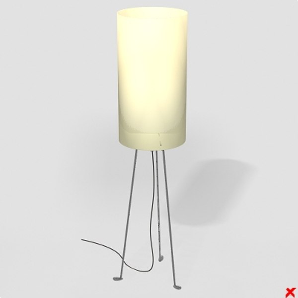 lamp standing 3d max