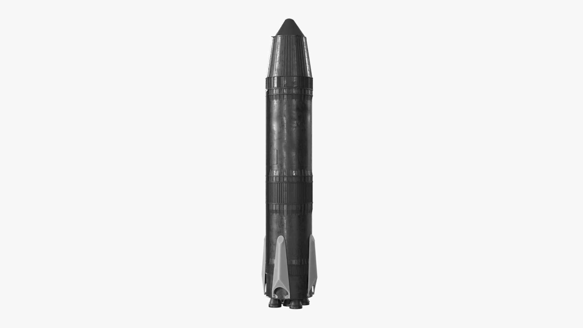 3D Advanced Orbital Rocket Black - TurboSquid 2329690