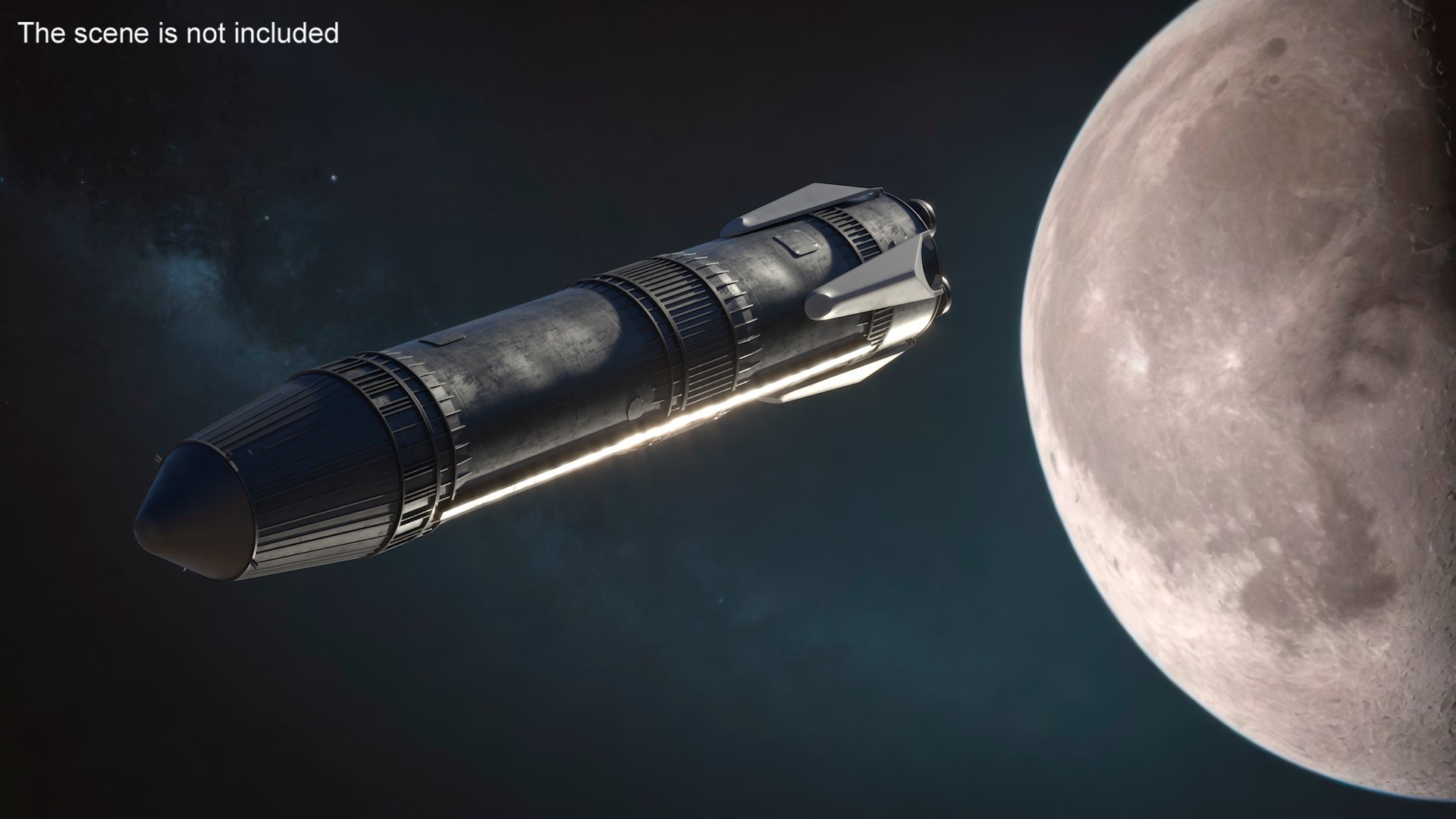 3D Advanced Orbital Rocket Black - TurboSquid 2329690