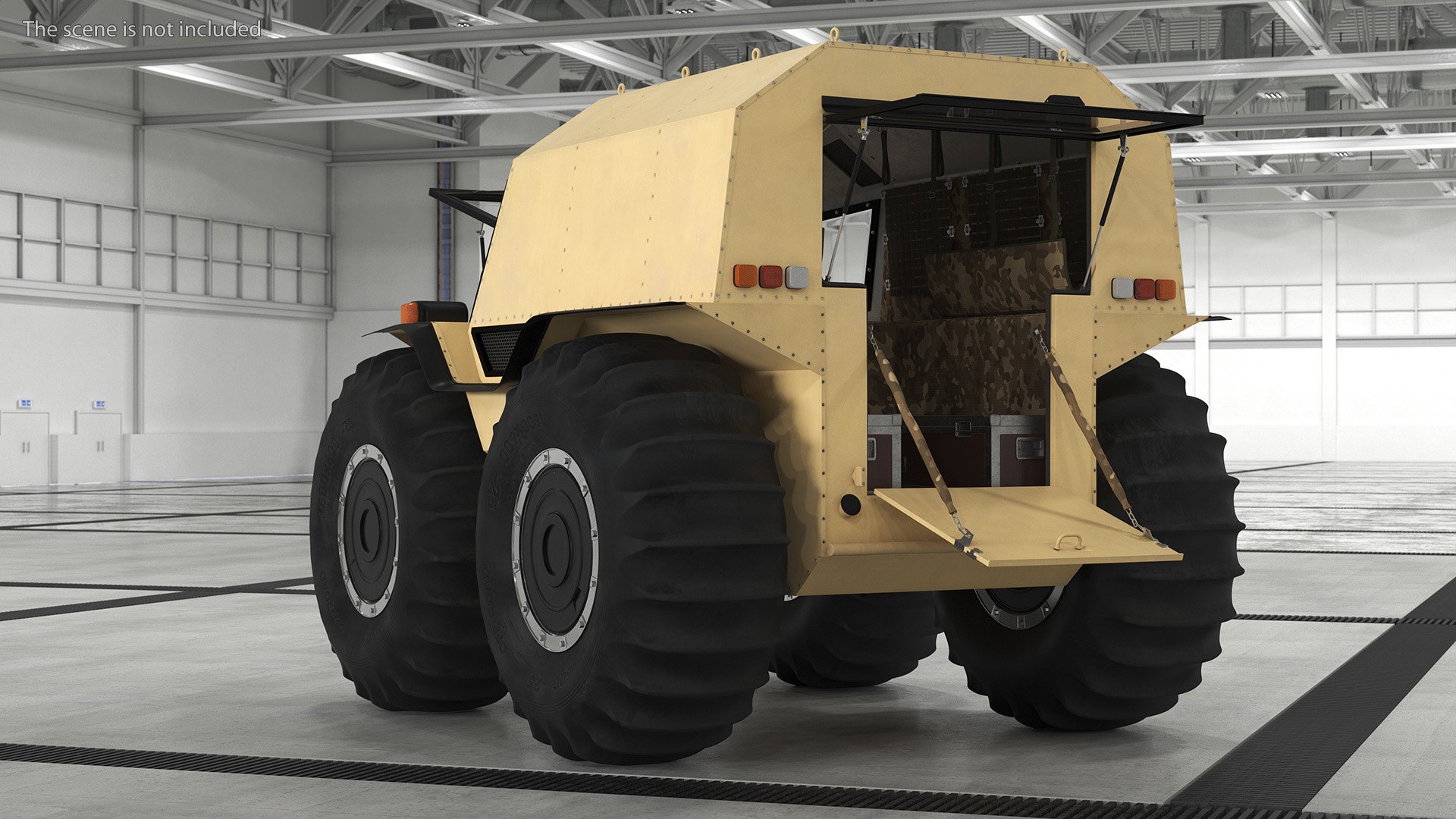 3D Model Amphibious ATV Rigged For Cinema 4D - TurboSquid 2168147