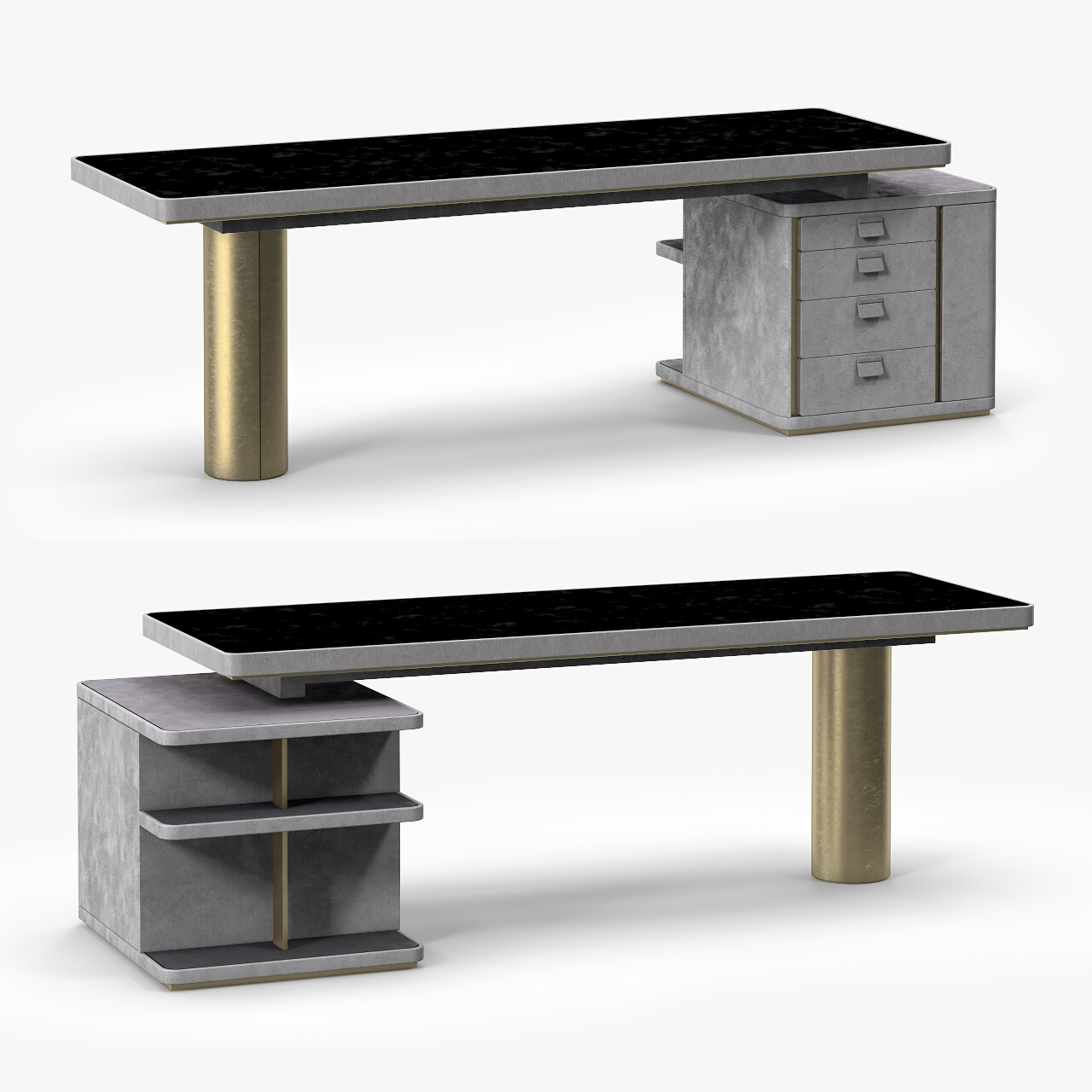 3D baxter verba volant desk model - TurboSquid 1235534