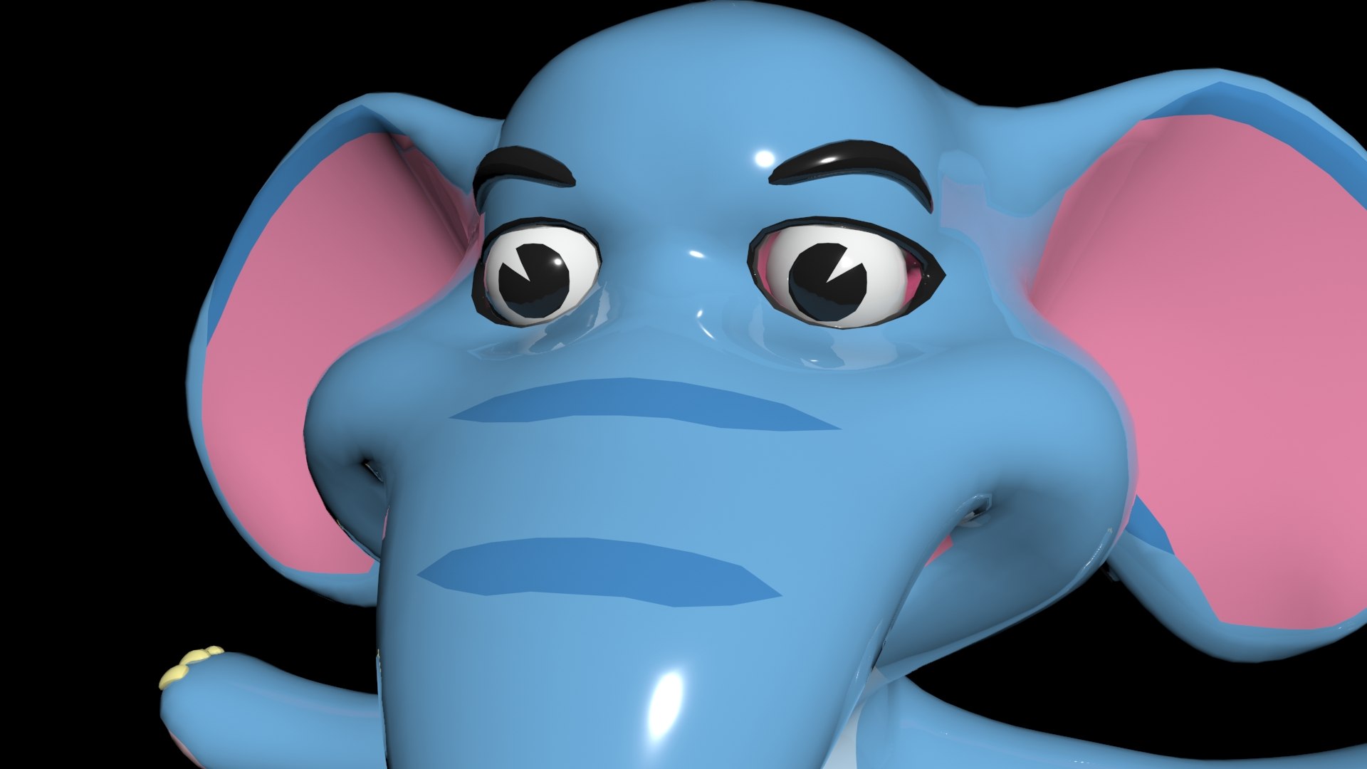 3D Elephant Toon Model - TurboSquid 1796739