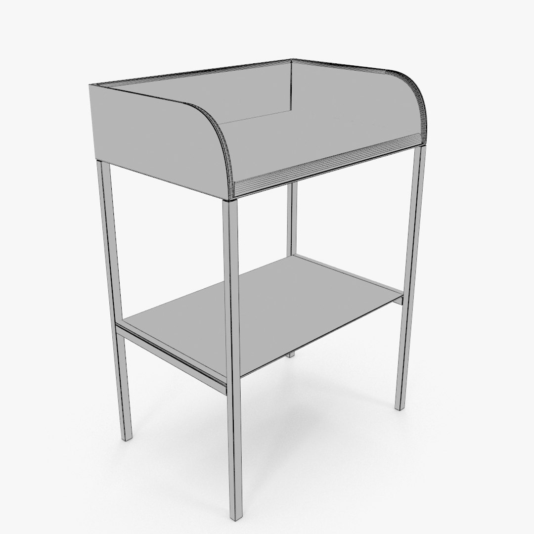Baby Changing Table M1 3d Model