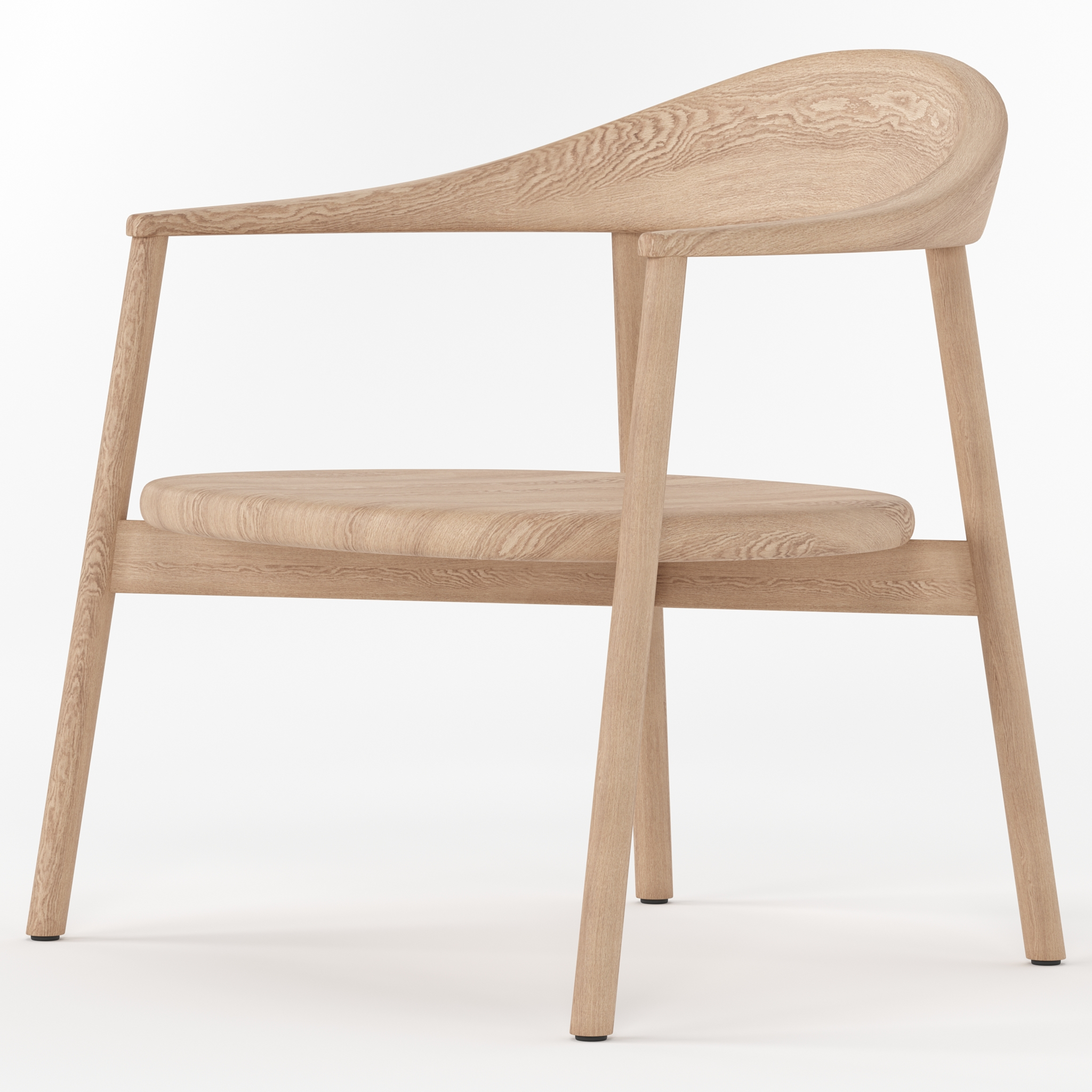 Pebble Easy Chair 3D model - TurboSquid 1957525