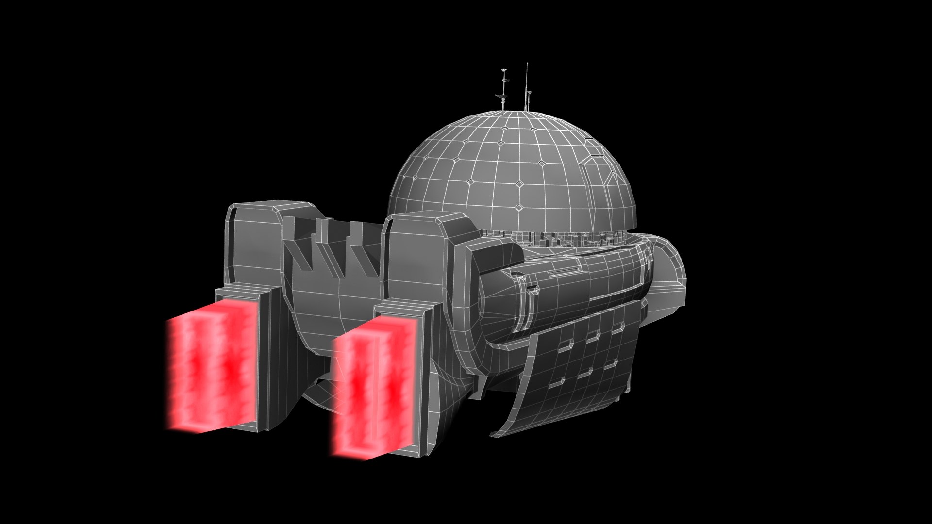 3d Crystal Mecha Titan Model