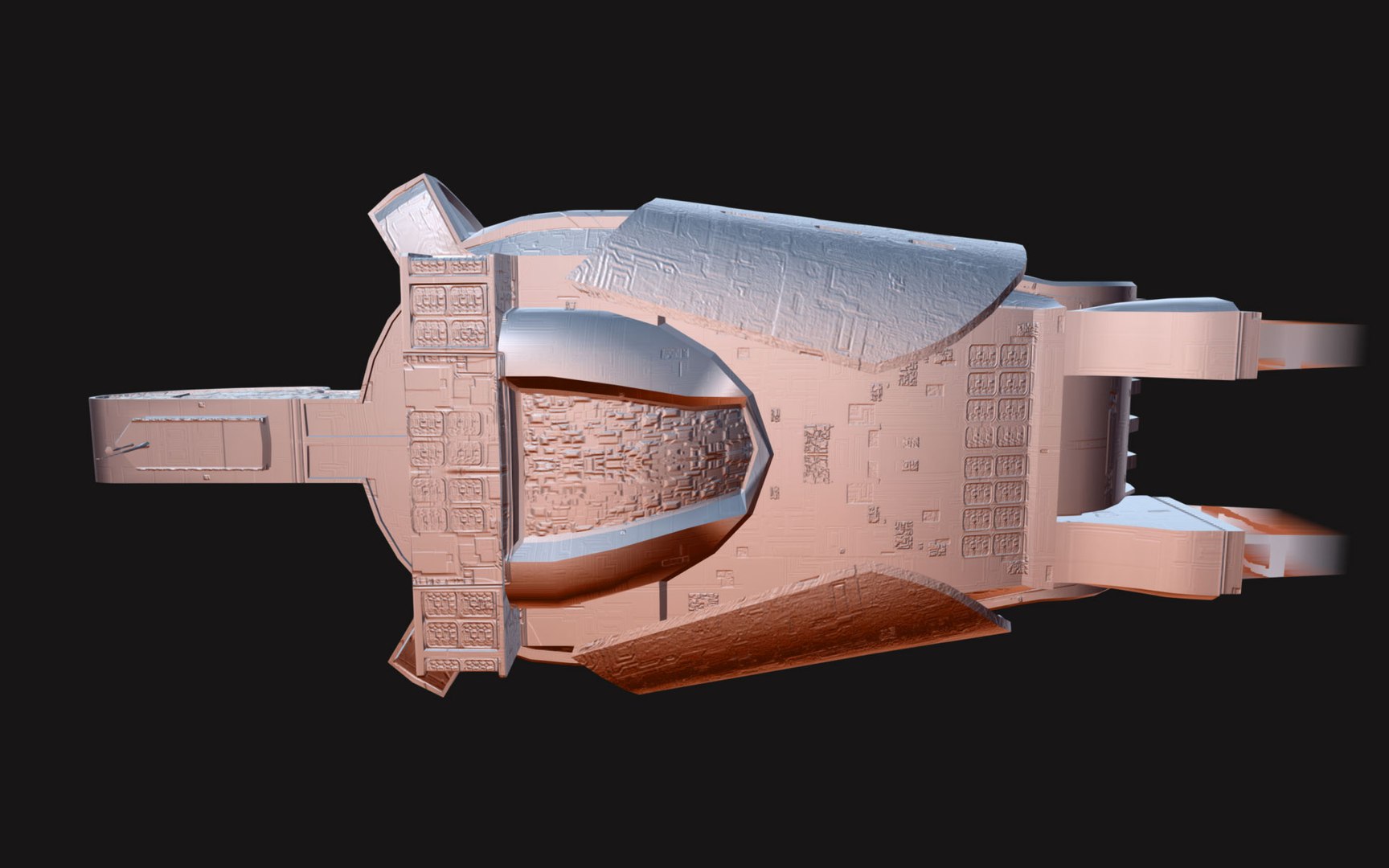 3d Crystal Mecha Titan Model