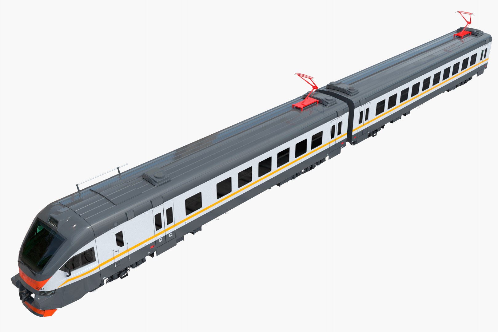 3D model passenger train ep2d - TurboSquid 1307948
