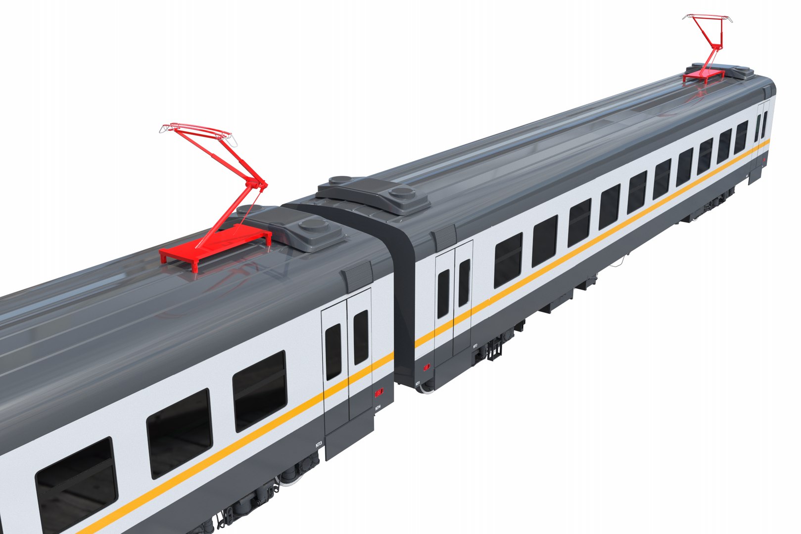 3D model passenger train ep2d - TurboSquid 1307948