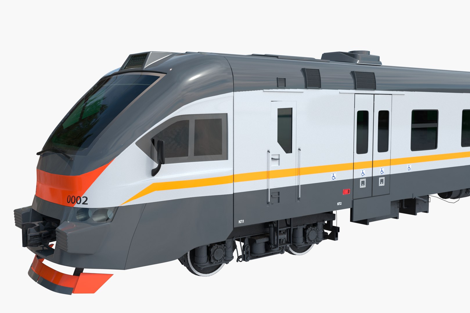 3D model passenger train ep2d - TurboSquid 1307948