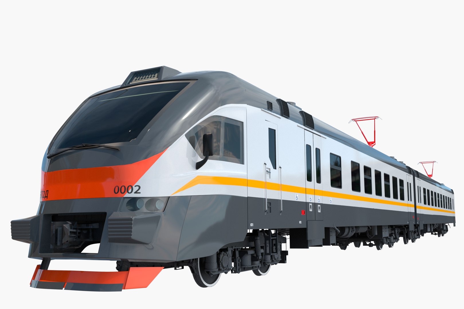 3D model passenger train ep2d - TurboSquid 1307948