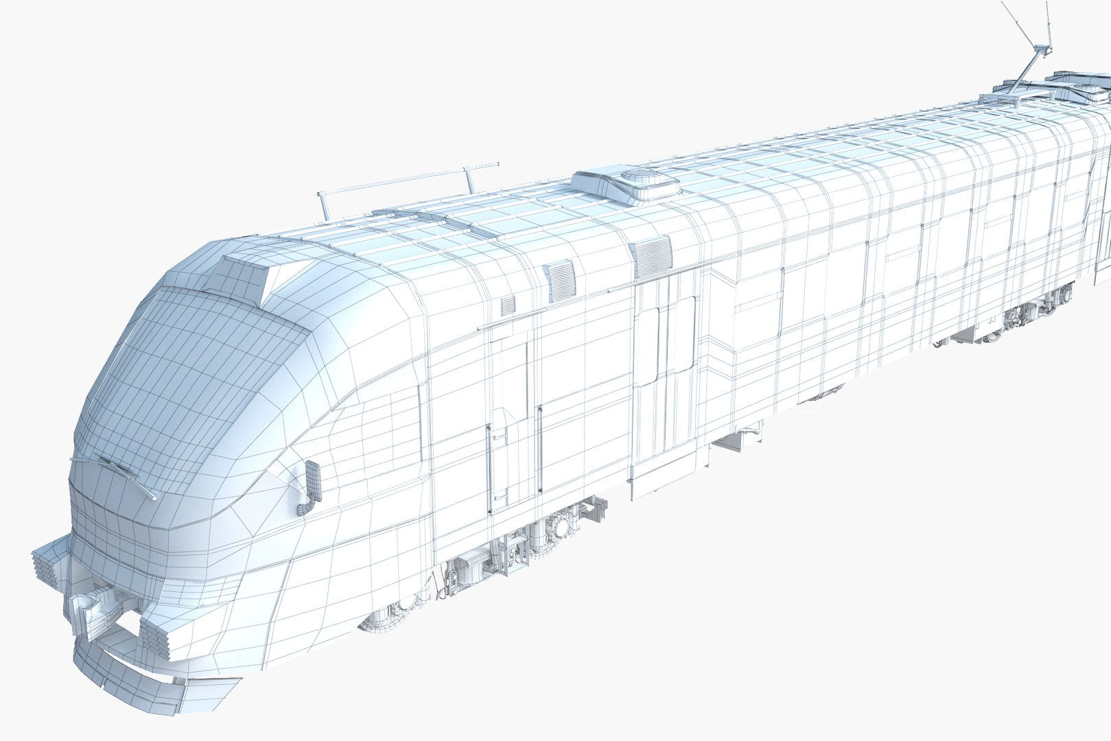 3D model passenger train ep2d - TurboSquid 1307948
