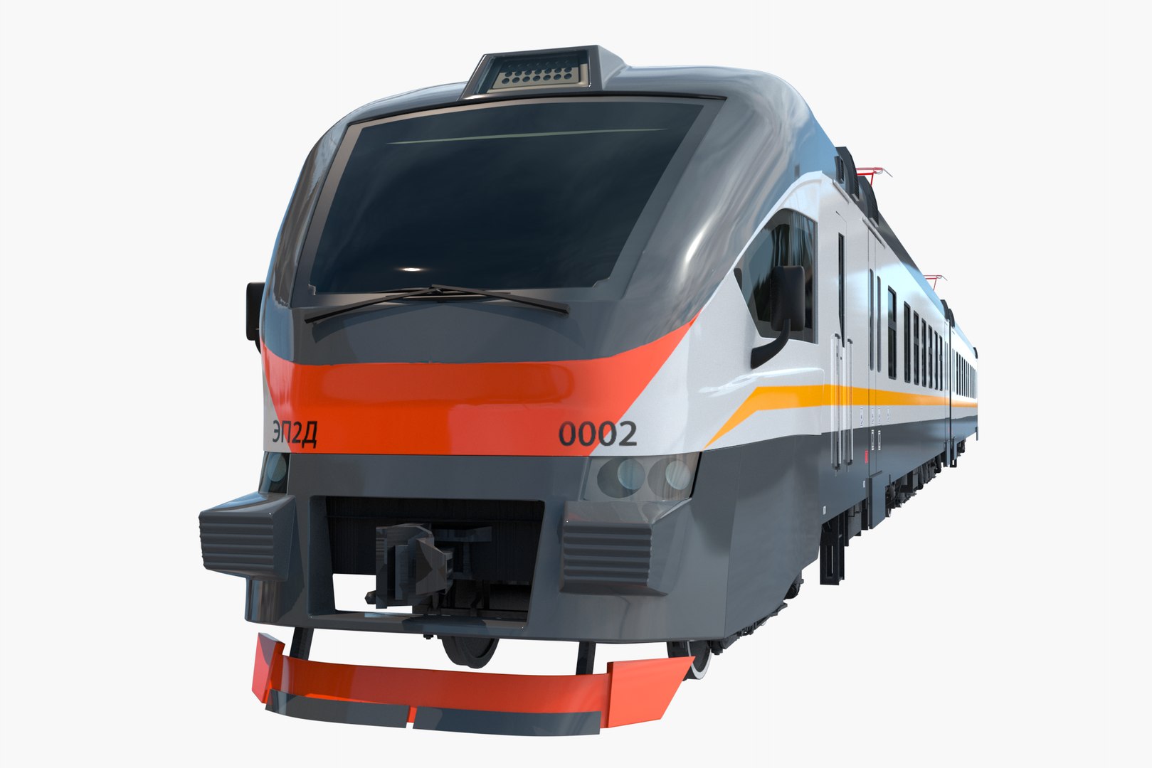 3D model passenger train ep2d - TurboSquid 1307948