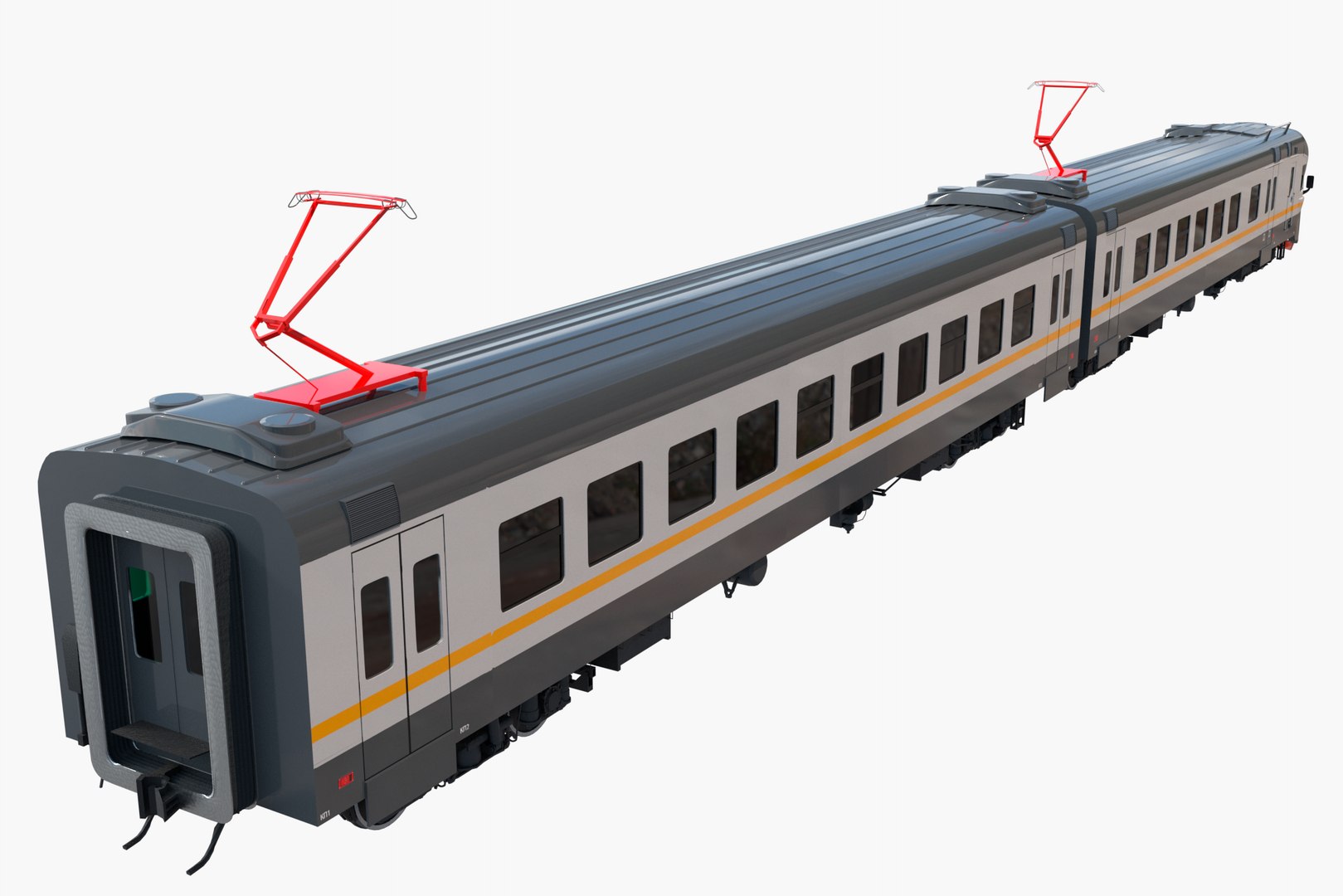 3D model passenger train ep2d - TurboSquid 1307948