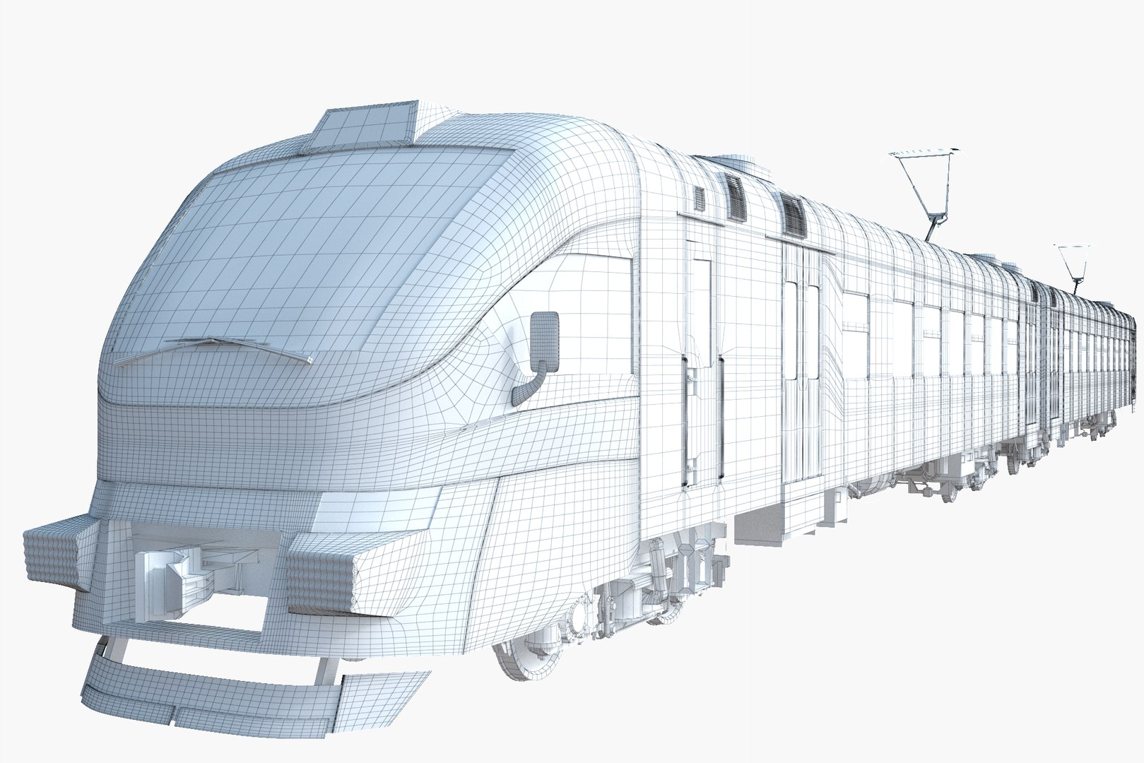 3D model passenger train ep2d - TurboSquid 1307948