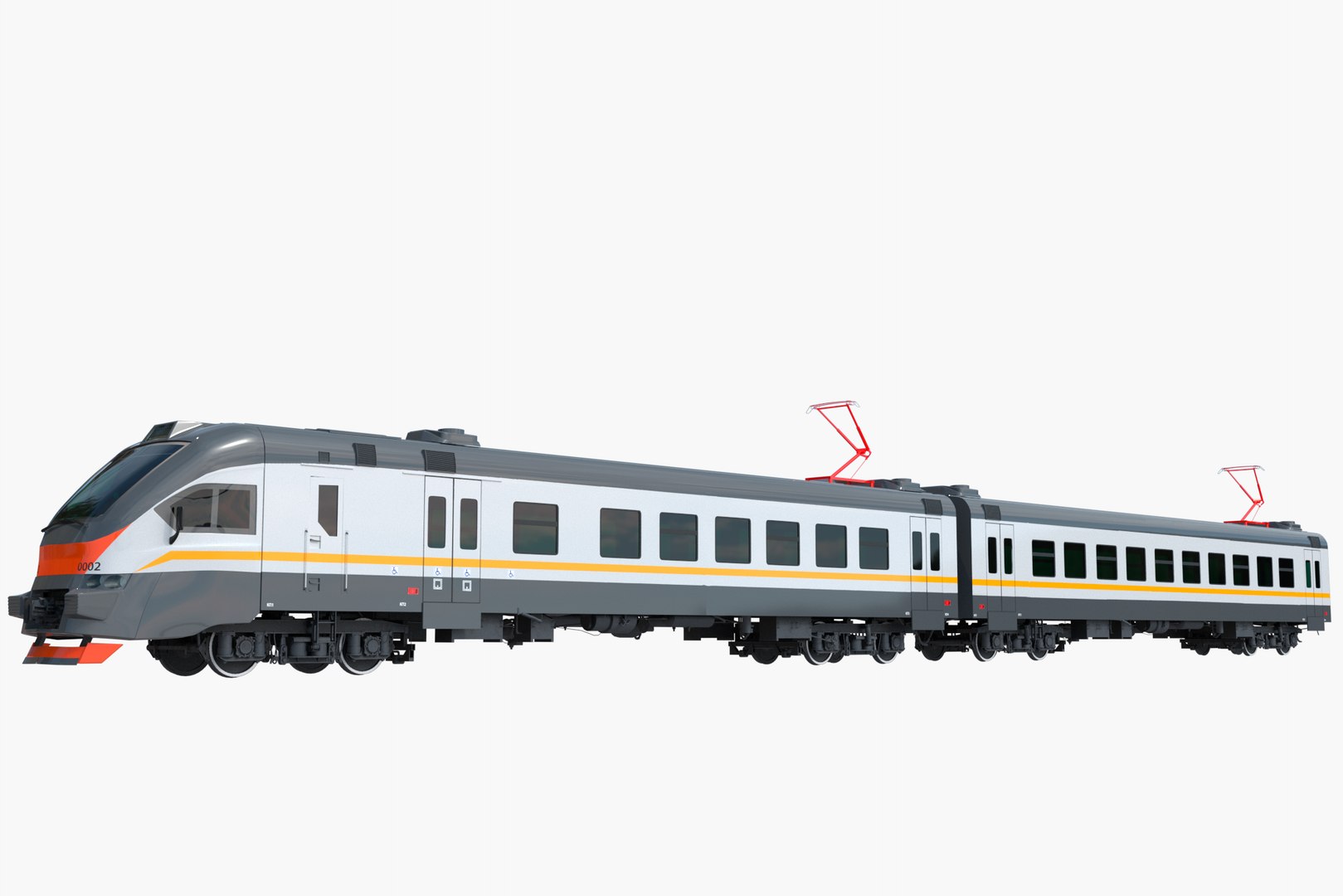3D model passenger train ep2d - TurboSquid 1307948
