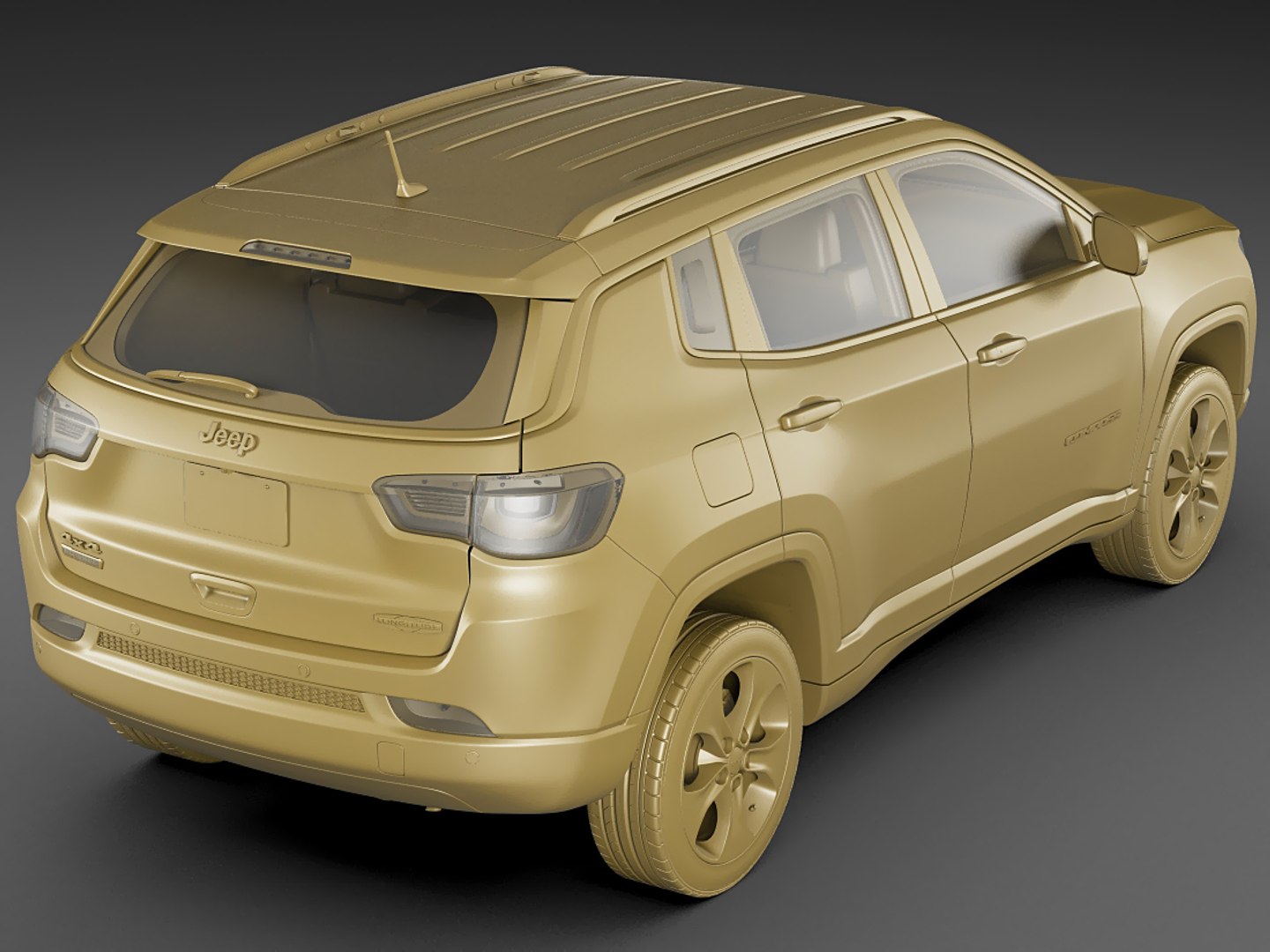 Jeep Compass Compas 3d Model